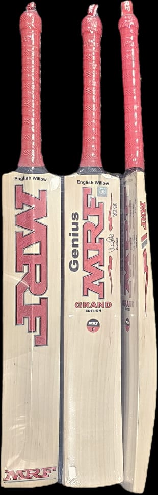 MRF Genius Grand Edition JUNIOR EW Cricket Bat 2025 RANGE – Sports Hub