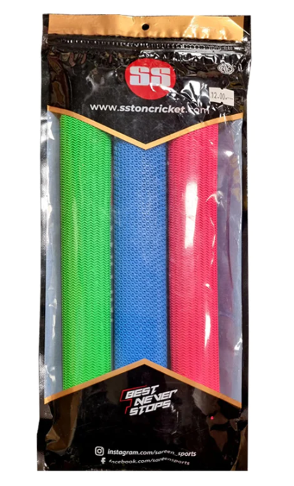 SS Premium Cricket Bat Grip Pack of 3 - colored – Sports Hub