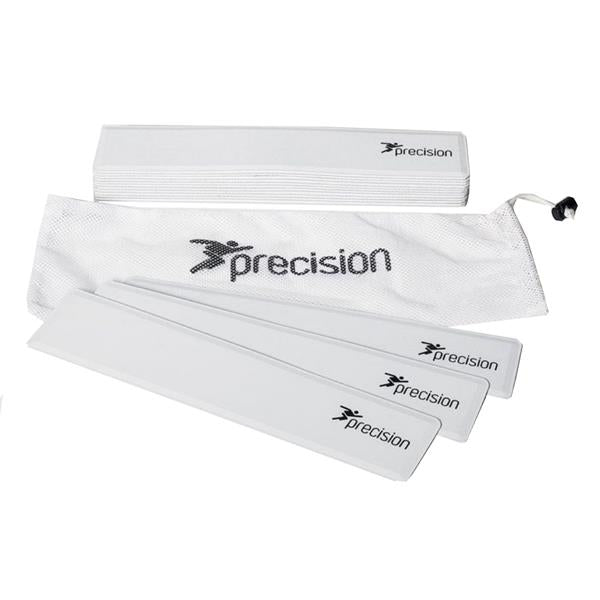 PRECISION RECTANGULAR RUBBER MARKERS WHITE ( SET OF 15 ) – Sports Hub
